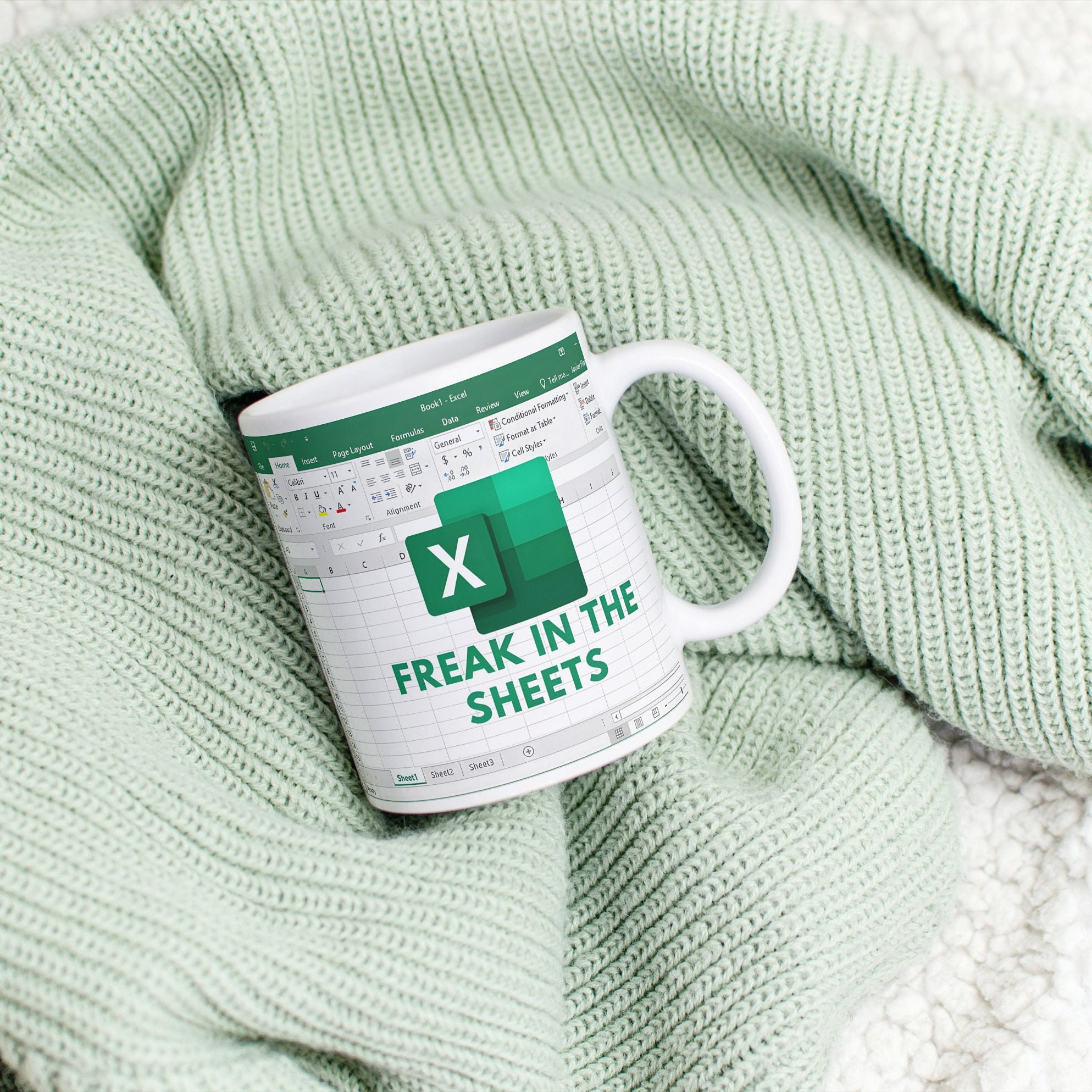 Freak in the Sheets Mug Excel Mug Excel Gifts Accountant Gift 21st 30th ...