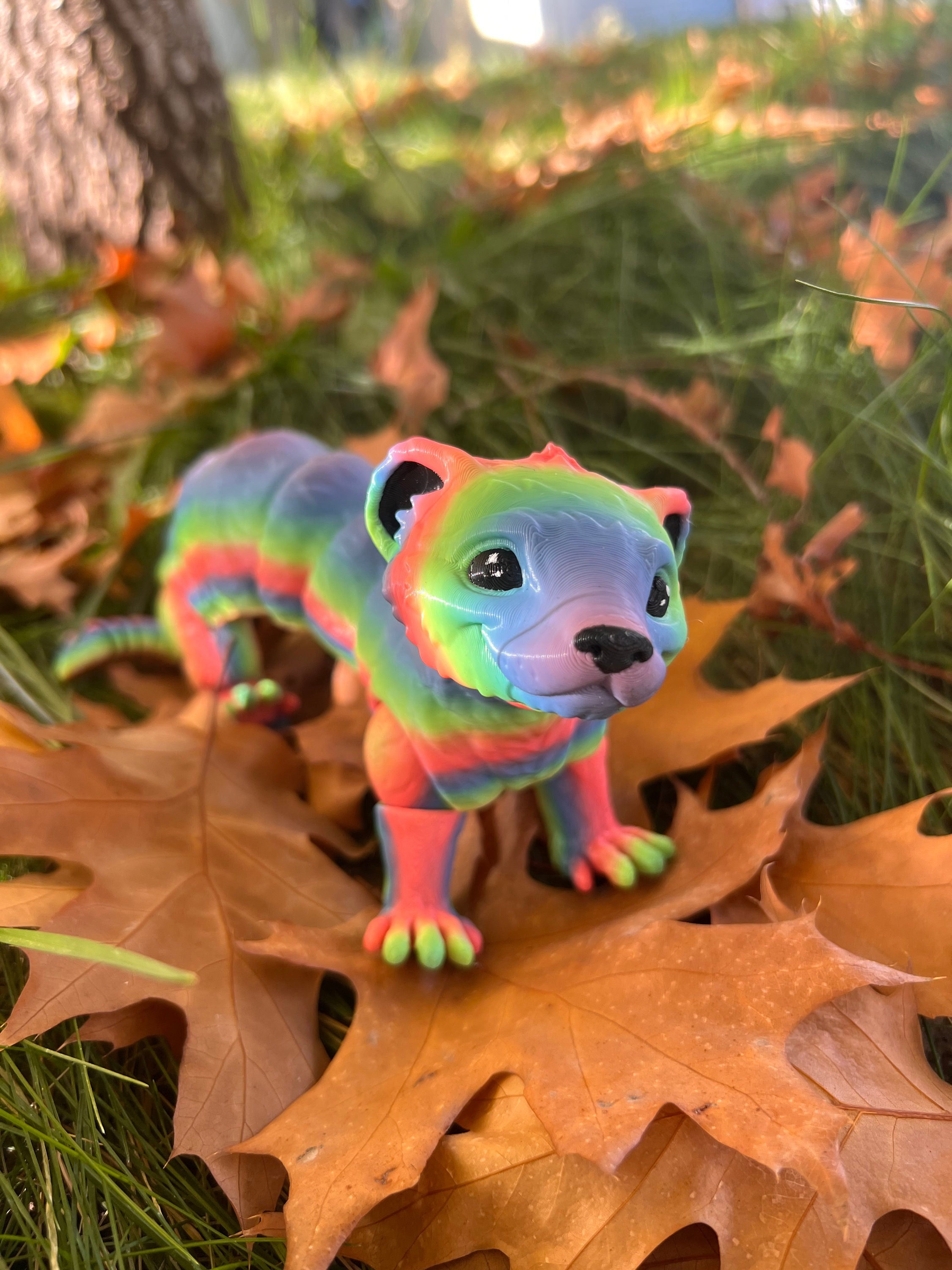 Adorable Articulated Flexi Ferret Fidget Toy Desk Buddy - Etsy