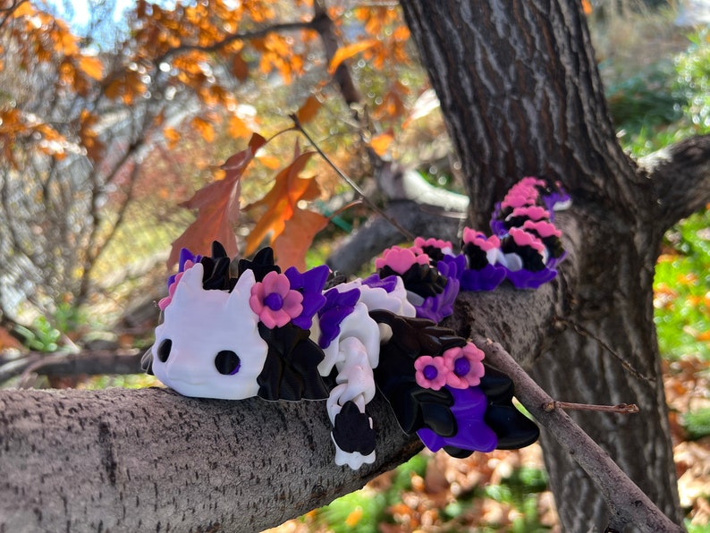22 3D Printed Articulated Axolotl Dragon With Wings and - Etsy