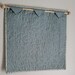 Blue Taupe Table Topper, Quilted Table Topper, 18 Square Table Topper ...
