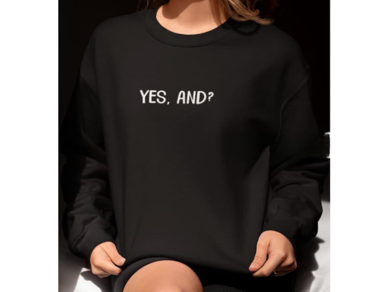 Yes And Sweatshirt Ariana Grande Sweatshirt Crewneck Sweatshirt Ariana ...