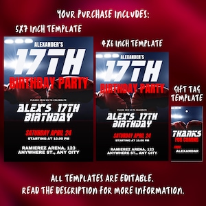 Boxing Birthday Party Invitation Template for Teens, MMA UFC Birthday ...