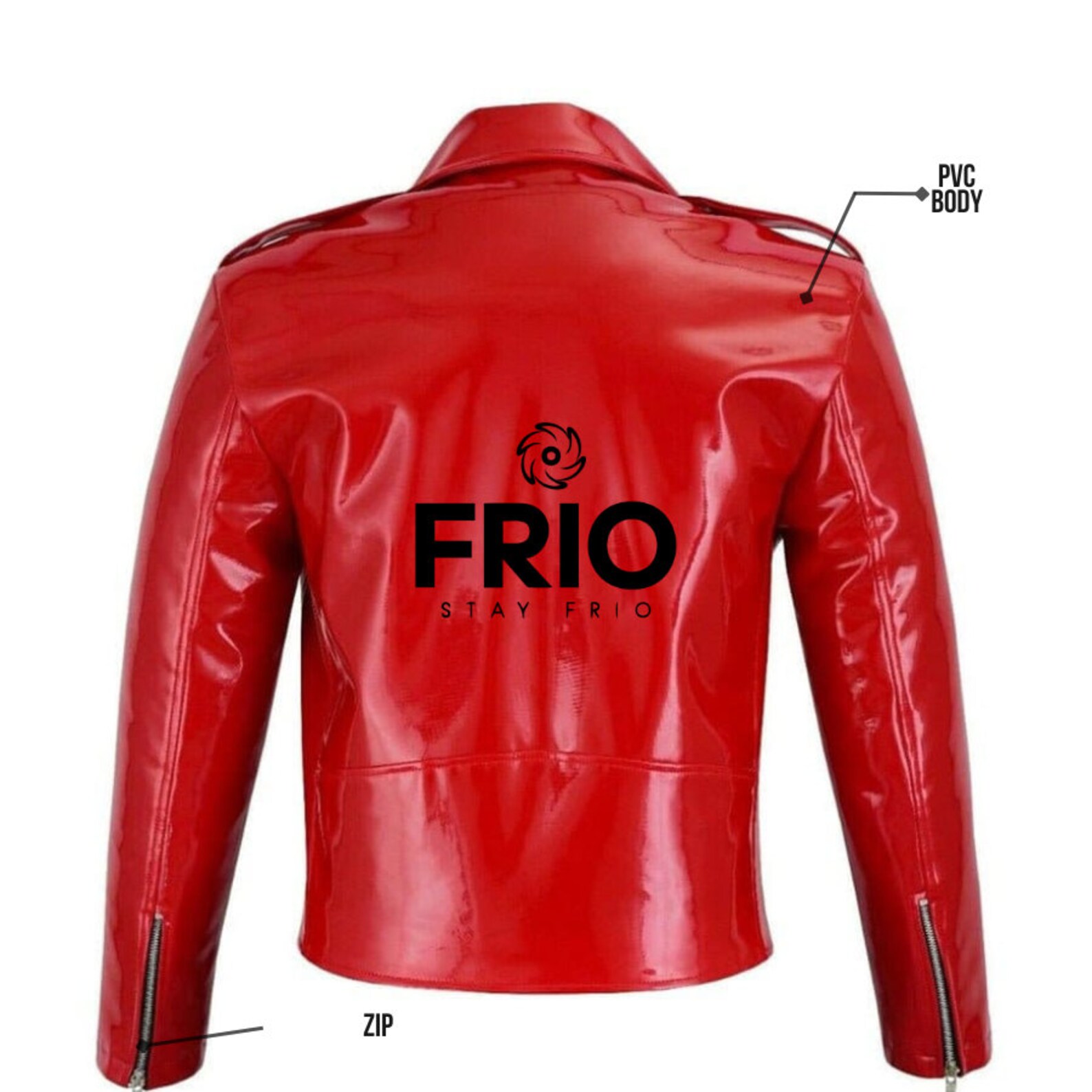 Mens Pvc Black Bomber Jacket Women Pvc Gothic Vinyl Biker Jacket Custom ...