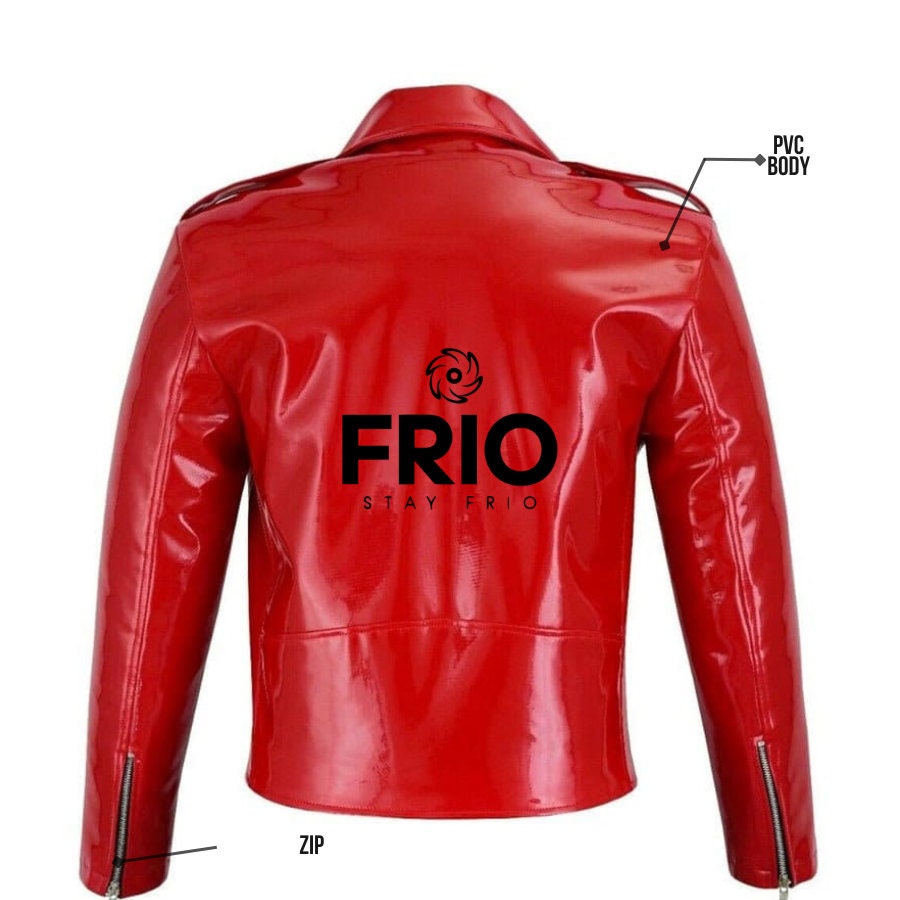 Mens Pvc Black Bomber Jacket Women Pvc Gothic Vinyl Biker Jacket Custom ...