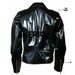 Mens Pvc Black Bomber Jacket Women Pvc Gothic Vinyl Biker Jacket Custom ...
