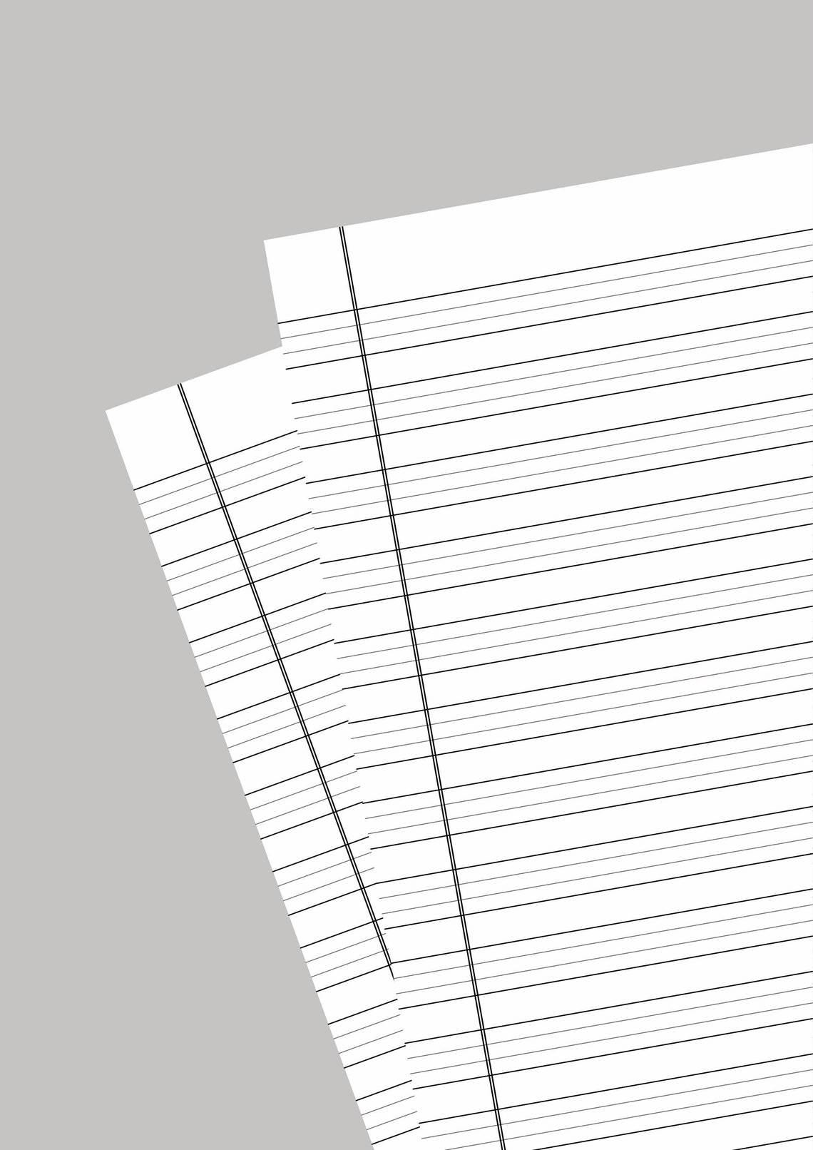 Printable Four Line Book - Etsy