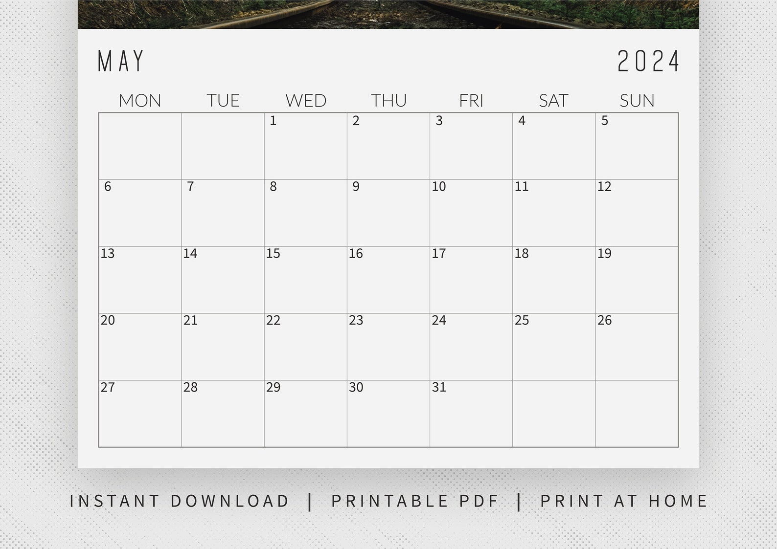Printable 2024 Wall Calendar A3 A4 & A5 Size 2024 Wall - Etsy