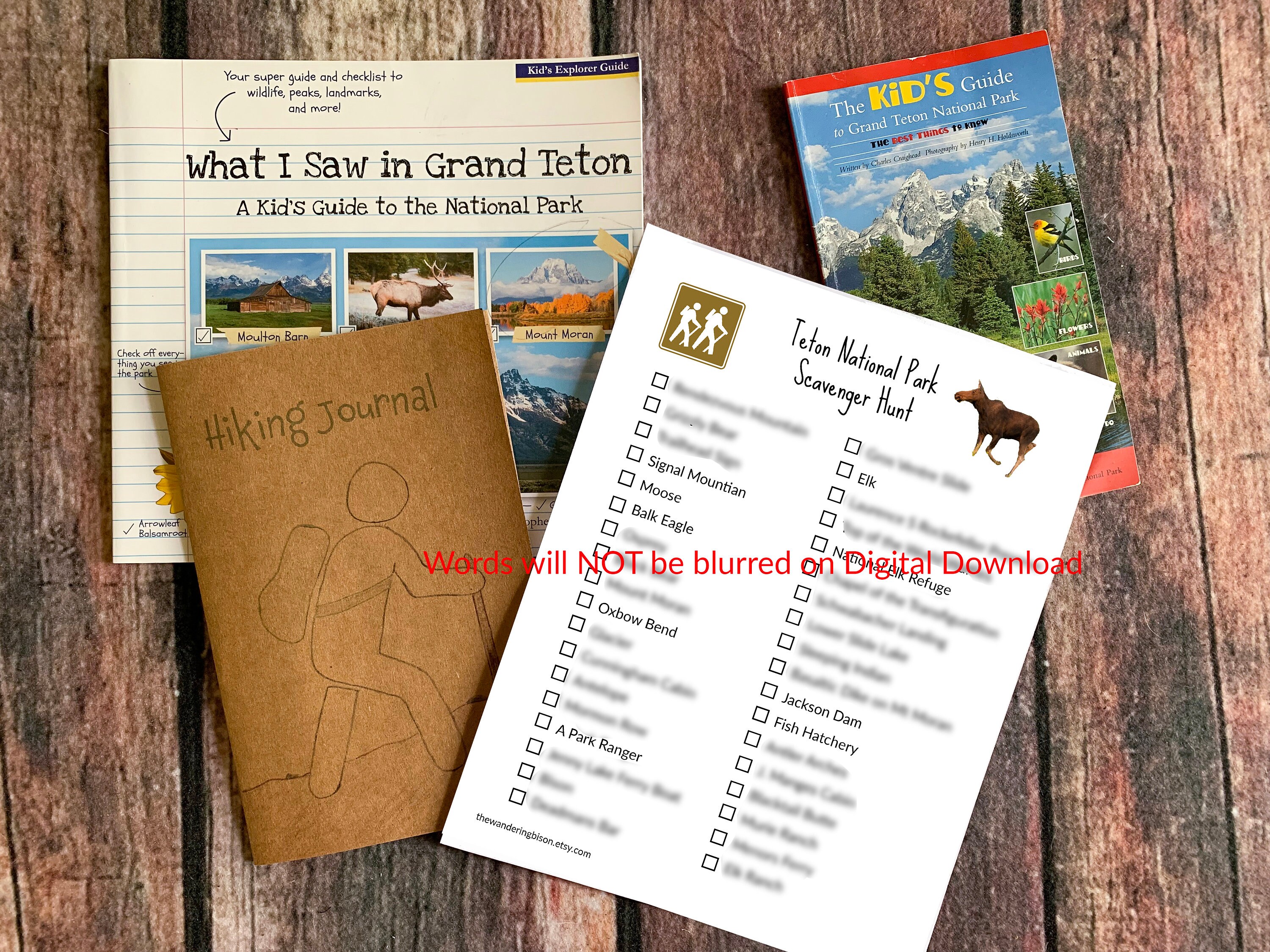 Printable Yellowstone National Park Scavenger Hunt Travel - Etsy