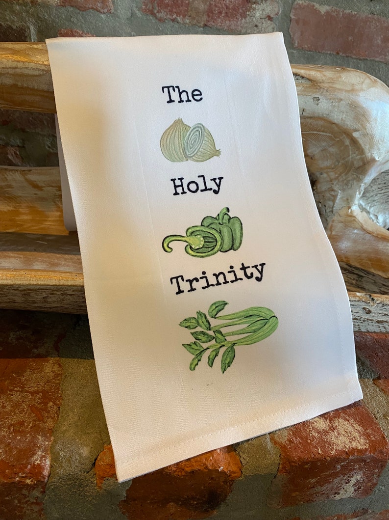 Tea Towel Cajun Holy Trinity - Etsy
