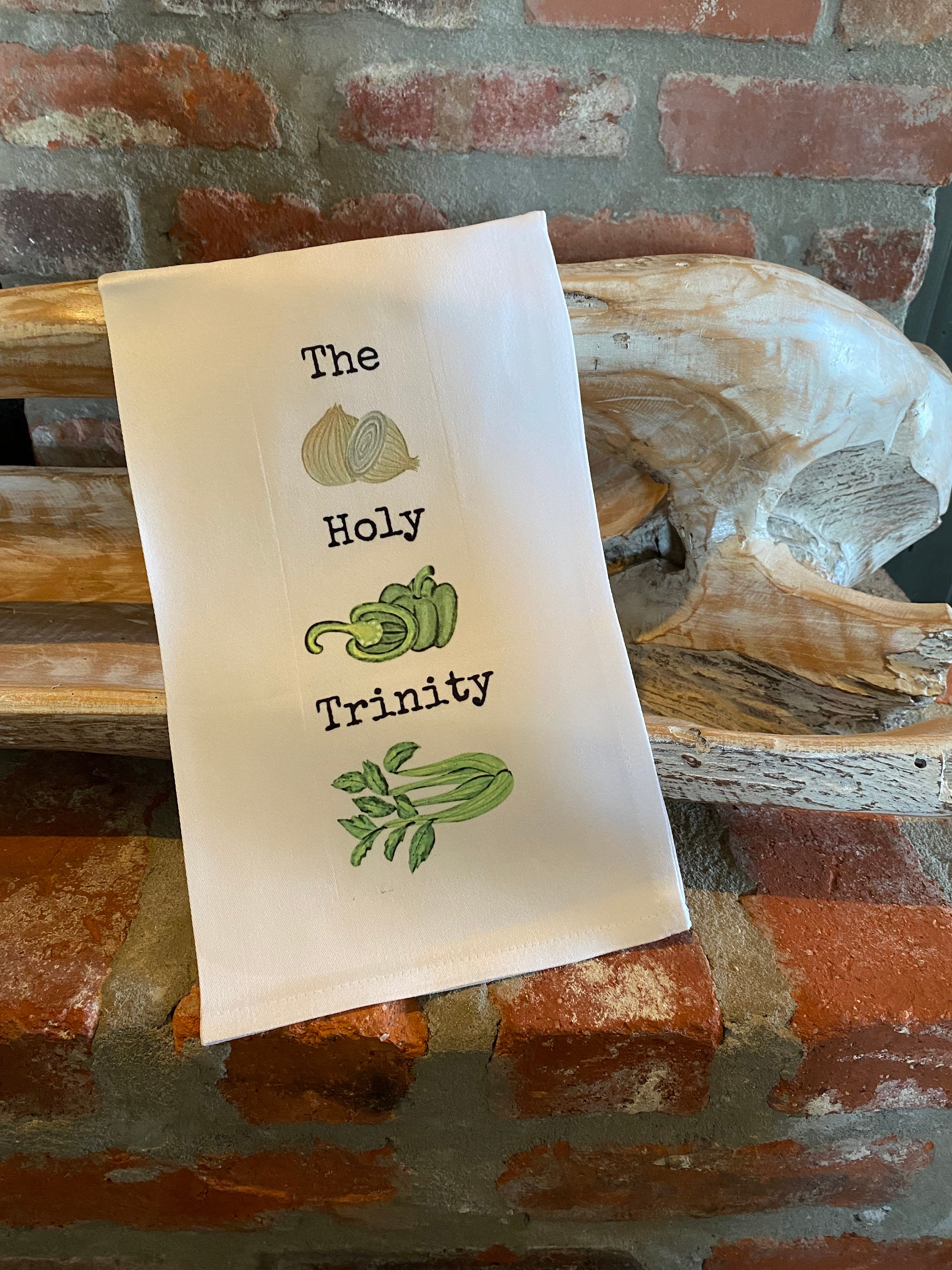 Tea Towel Cajun Holy Trinity - Etsy