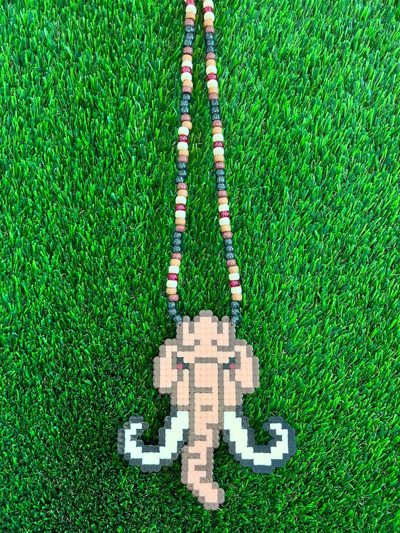 WOOLI Perler Rave Trippy Large Plur Festivals Perler Necklace Wooli EDM ...