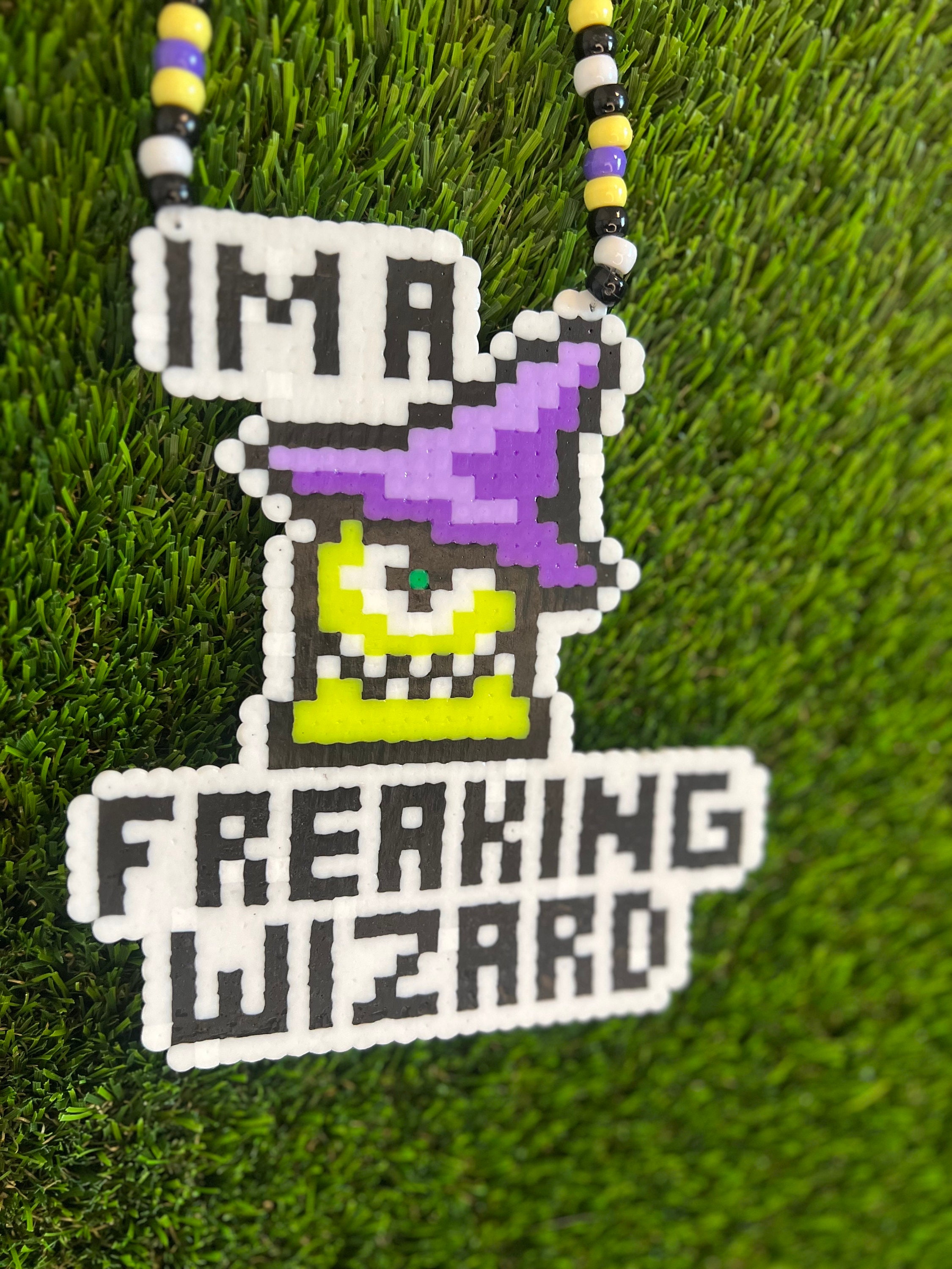 SUBTRONICS CYCLOPS WIZARD Perler Rave Trippy Large Plur Festivals ...