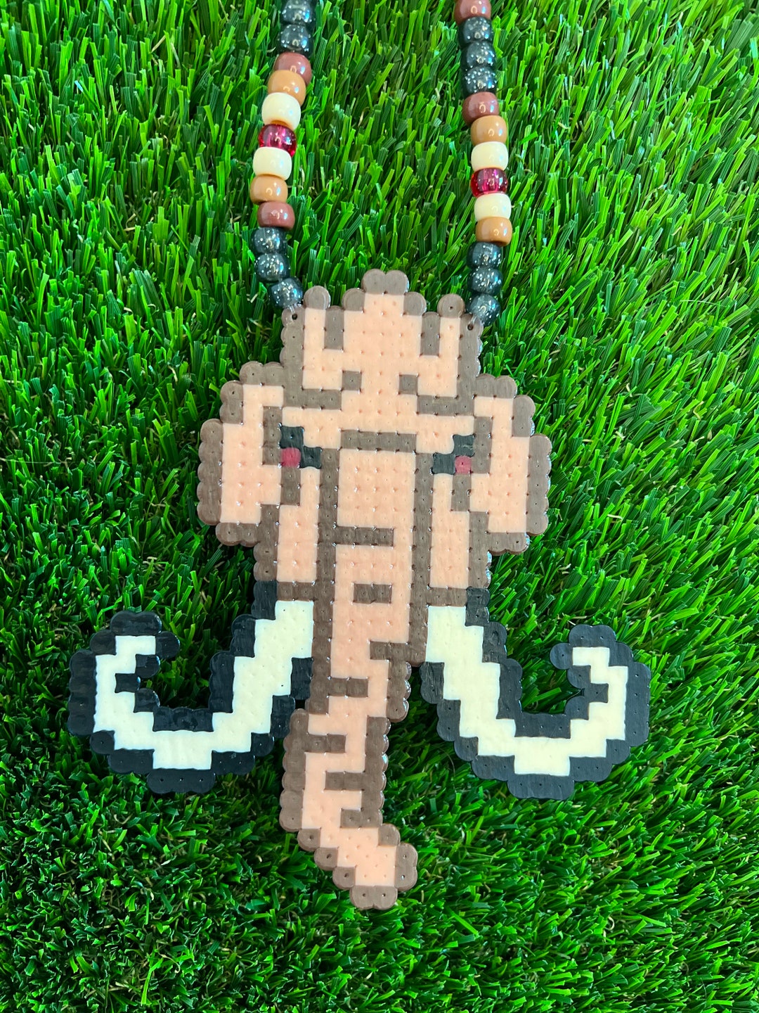 WOOLI Perler Rave Trippy Large Plur Festivals Perler Necklace Wooli EDM ...