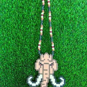 WOOLI Perler Rave Trippy Large Plur Festivals Perler Necklace Wooli EDM ...