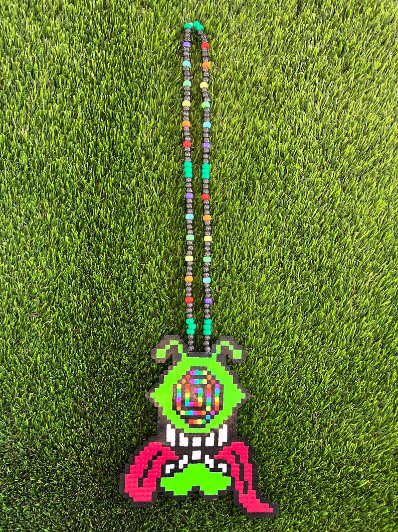 SUBTRONICS CYCLOPS Perler Rave Trippy Large Plur Festivals Perler ...