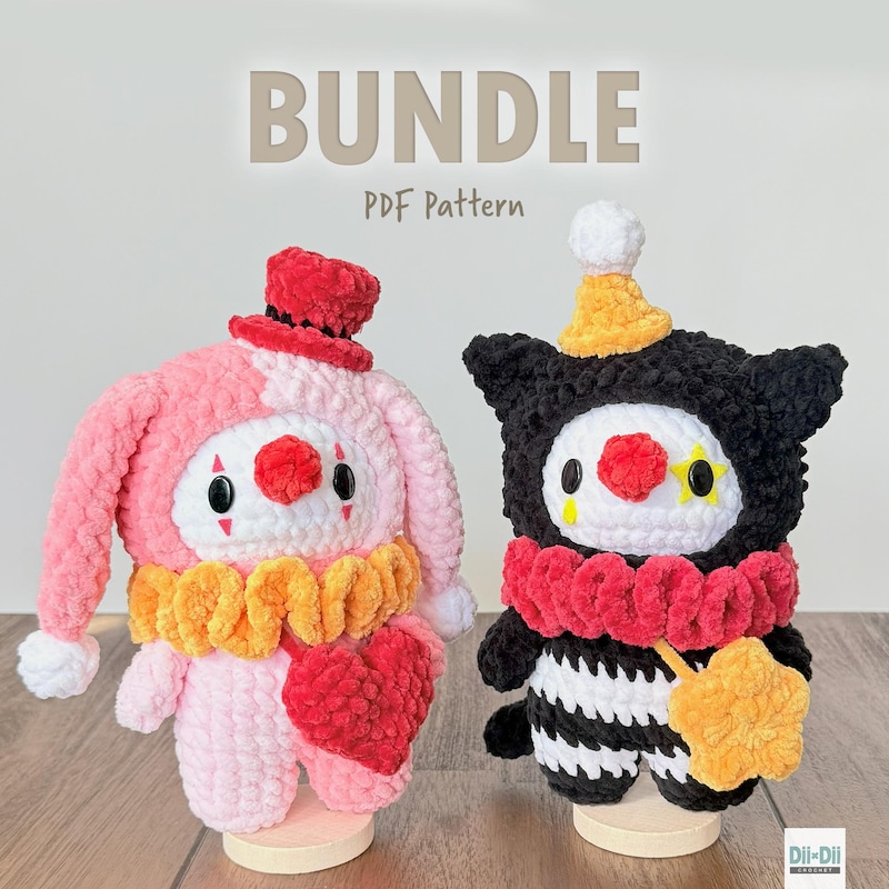 Cat Jester Plush - Etsy UK