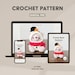 2 in 1 Christmas Bear Bundle Crochet Pattern - Snowman & Reindeer ...