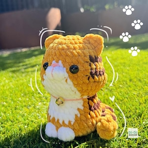 Tabby Cat Crochet Pattern – No-sew Amigurumi Kitten Plushie, Advanced ...