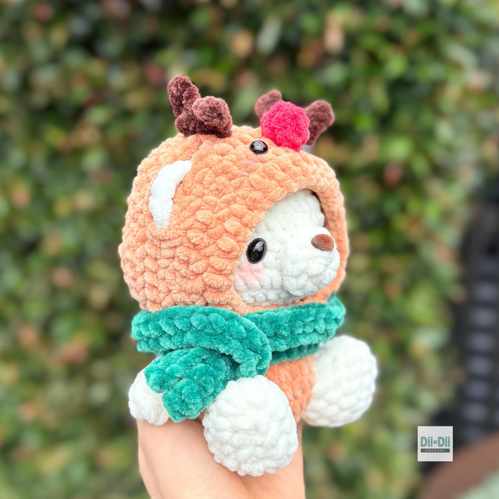 2 in 1 Christmas Bear Bundle Crochet Pattern - Snowman & Reindeer ...