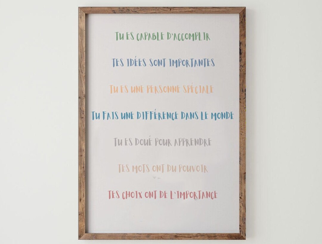 Positive Parenting Affirmation Poster, for Baby Girl and Boy Nursery ...