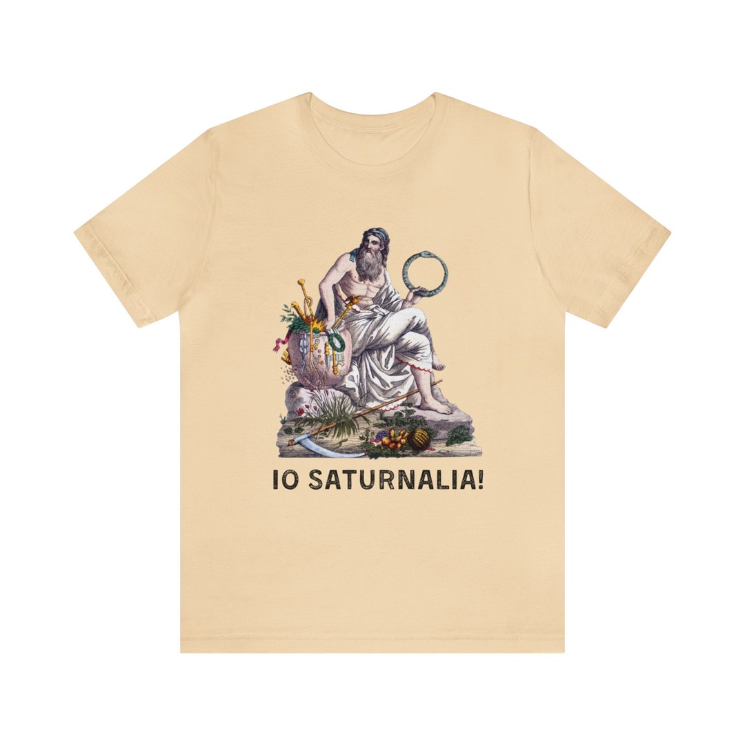 Saturnalia Saturnus in Color Latin Short Sleeve Shirt Roman Holiday ...
