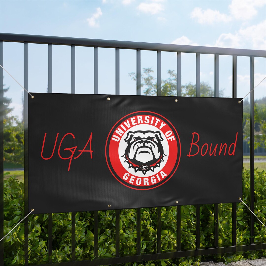 Banner, UGA Bound Graduation Banner, University of Georgia Banner ...