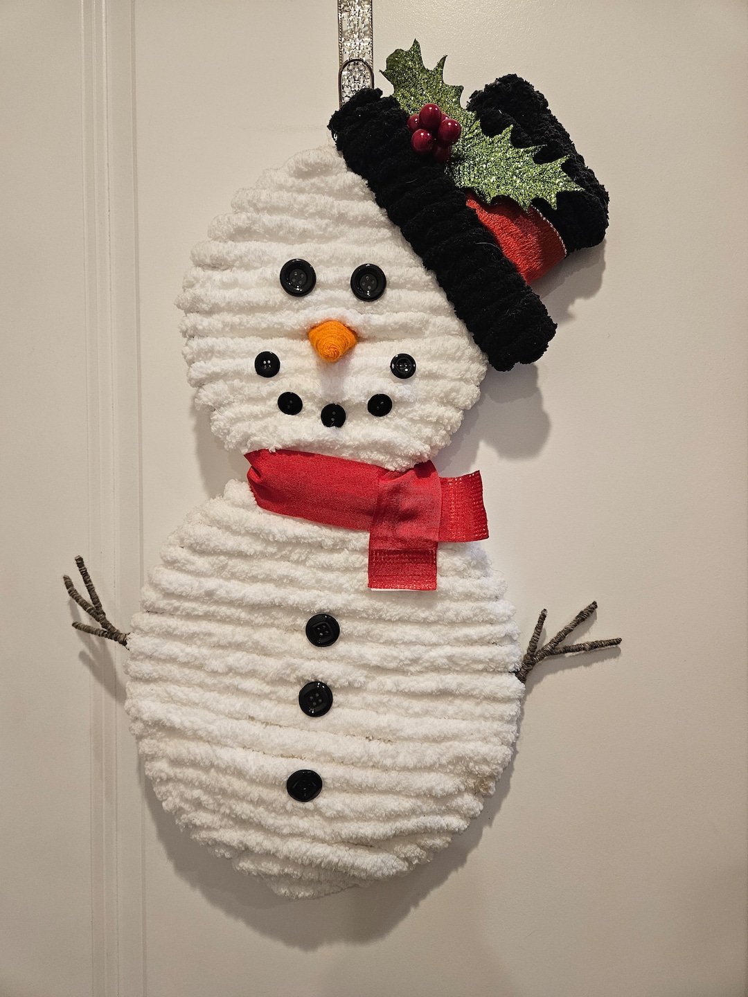 Snowman Wreath - Etsy