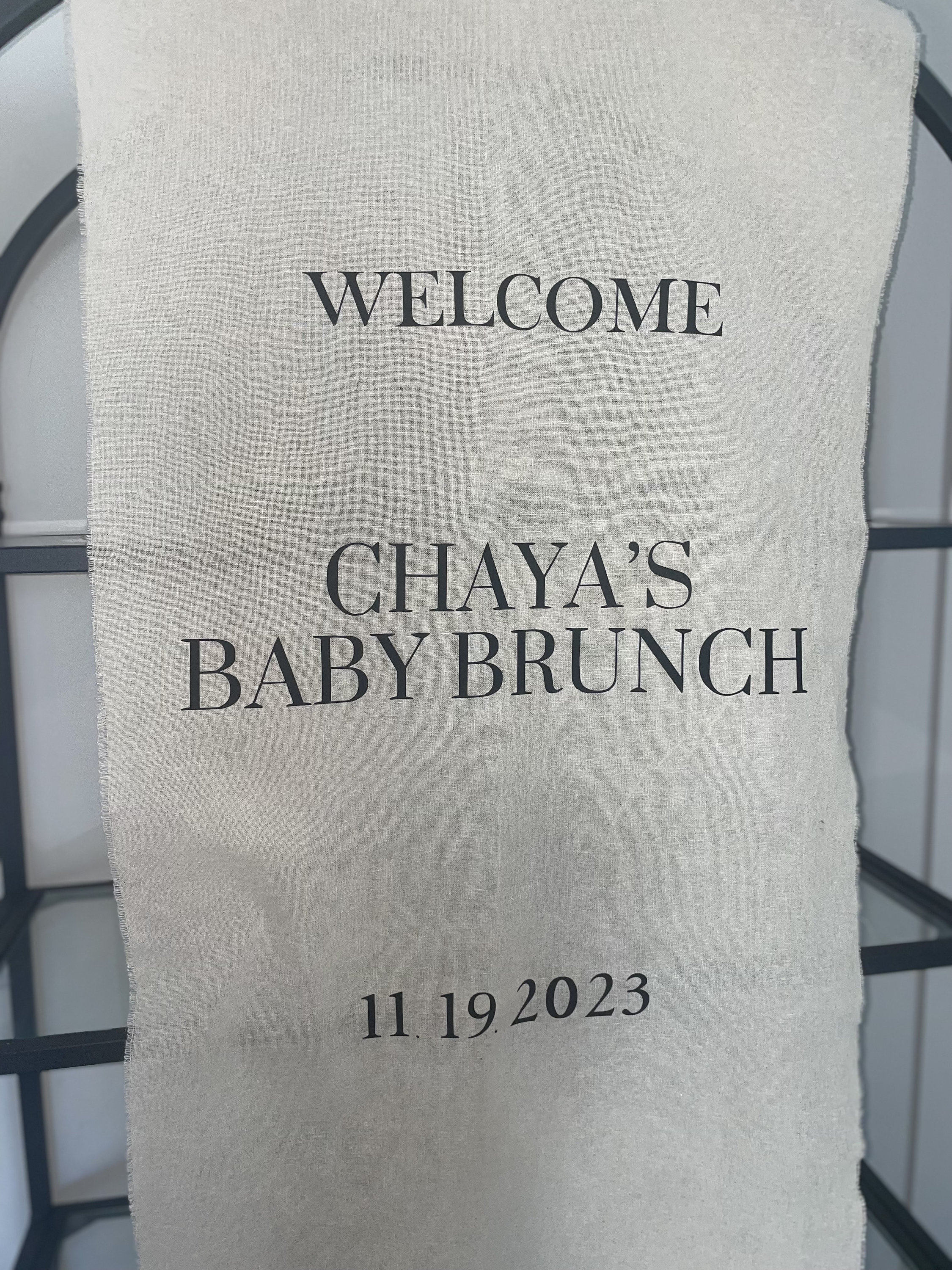 Custom Fabric Sign - Etsy