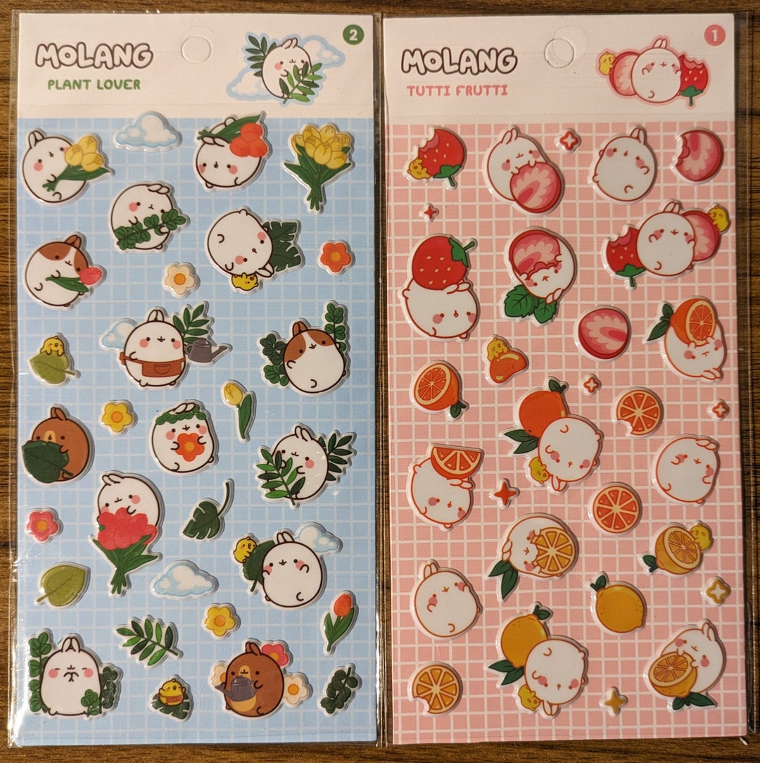 Stickers Molang Tutti Frutti and Plant Lover - Etsy