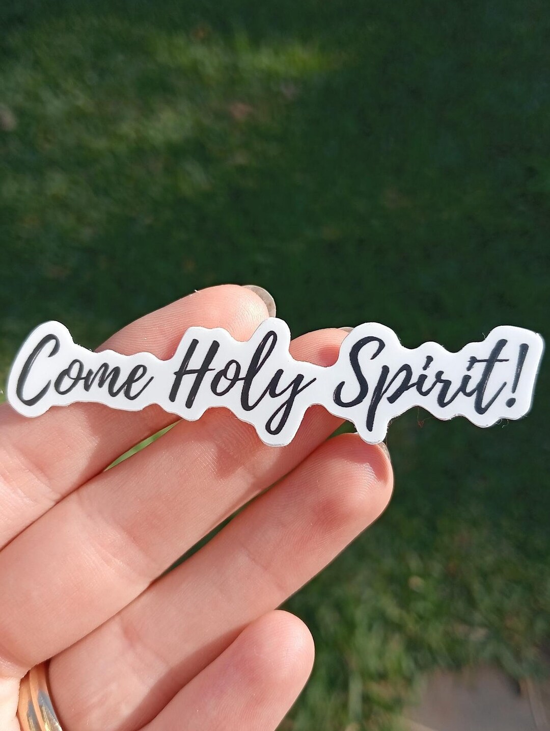 Come Holy Spirit MINI Sticker Catholic Strong Vinyl Sticker ...