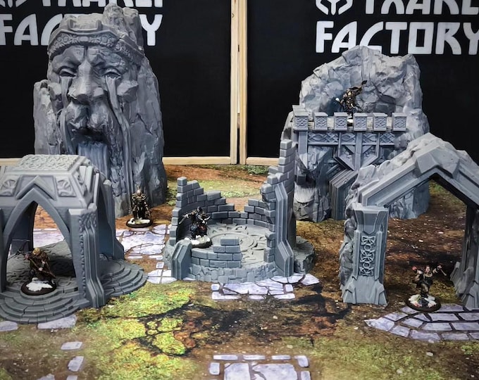 Dwarfen Terrain 28mm 32mm Scale: Old World Aos Kings of War Fantasy ...