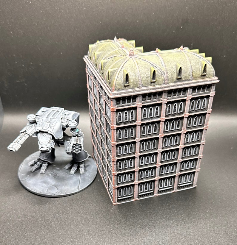G081B Gothic Building for 6mm-8mm Table-top Games. Legions Imperialis ...