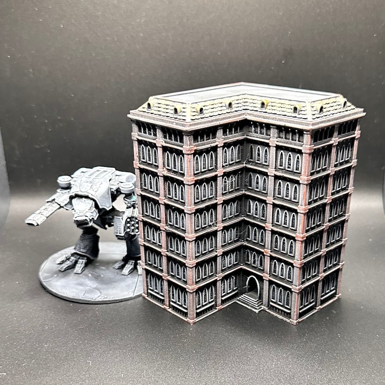 G081B Gothic Building for 6mm-8mm Table-top Games. Legions Imperialis ...