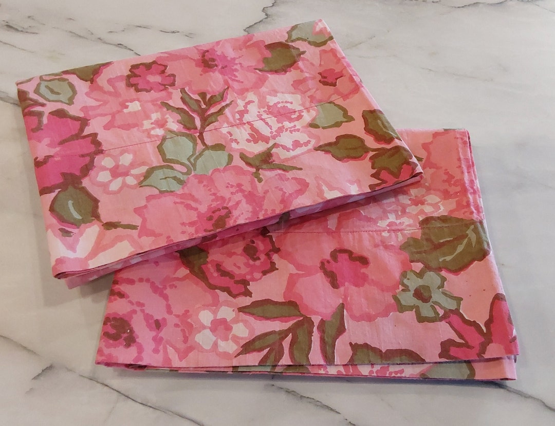 Vintage 60s Designed by Therese of Springmaid Floral Rose Pattern ...