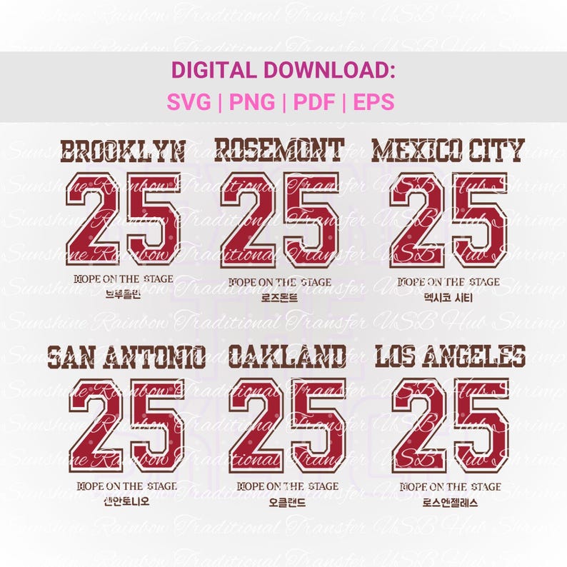 Kpop Hobi on Stage SVG PNG, Hope Jersey, Concert Gift for Army, Hobi ...