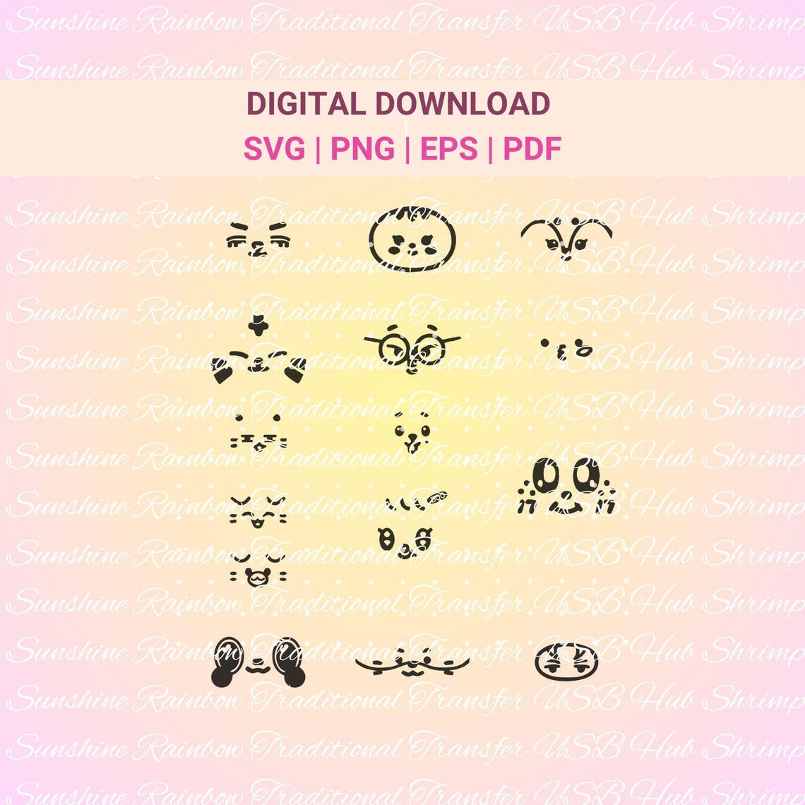 Kpop SVT Png Svg Bundle, SVT Character T-shirt Sticker Decal, Kpop ...