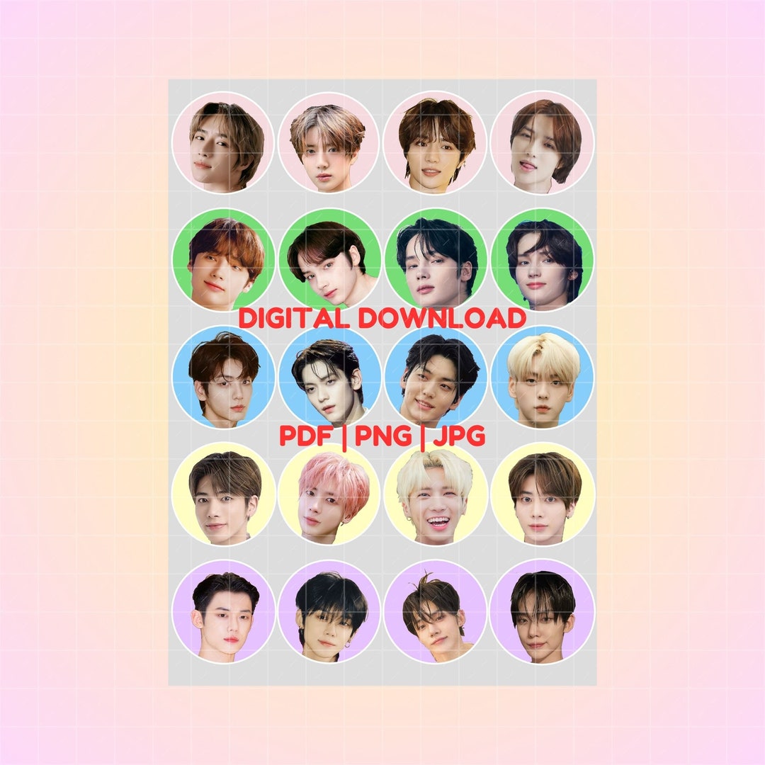 Printable TXT Sticker TXT Tomorrow X Together Txt Png Jpg Pdf Txt Decal ...