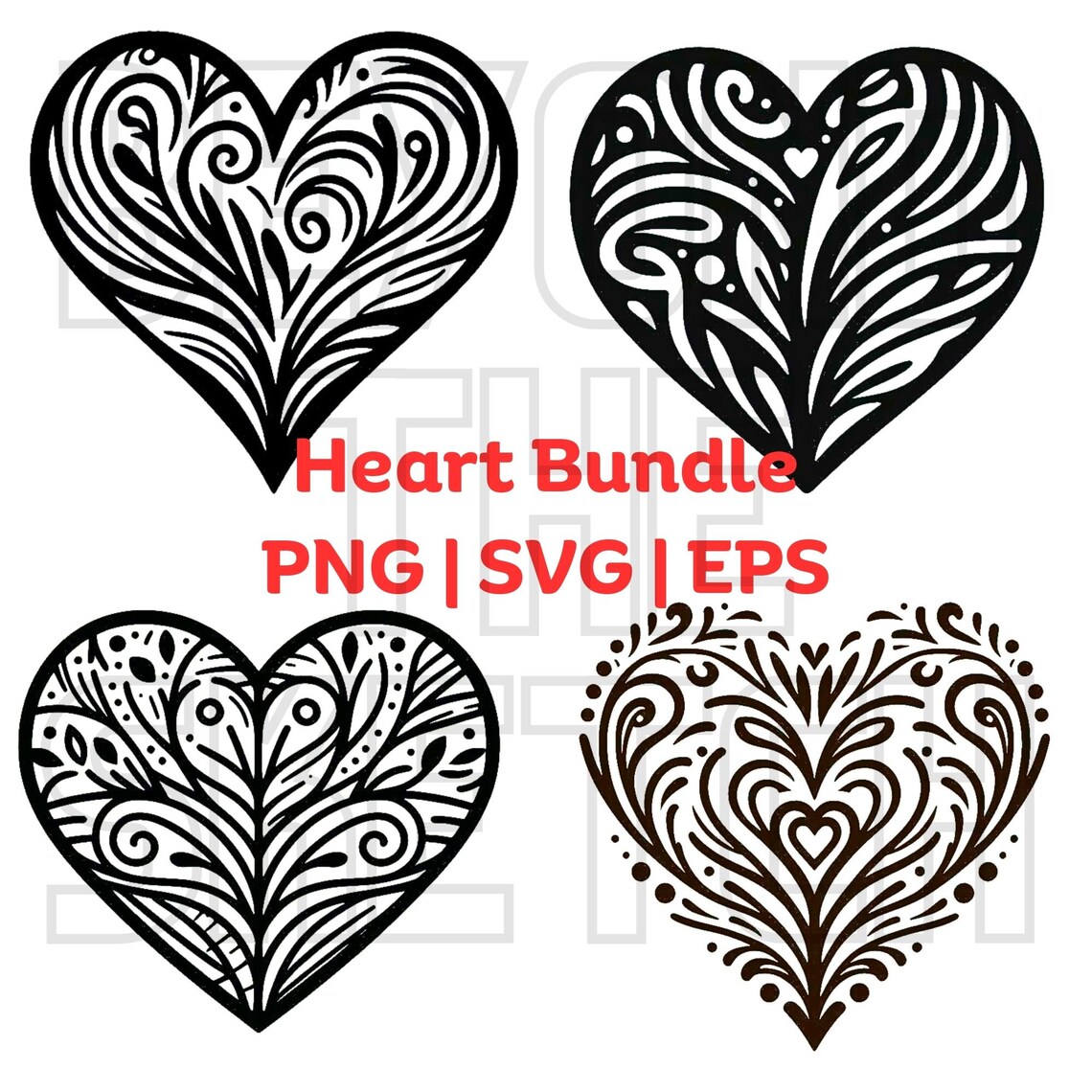 Heart Svg Bundle, Heart Svg, Love Svg, Valentine Svg, Heart Png Bundle ...