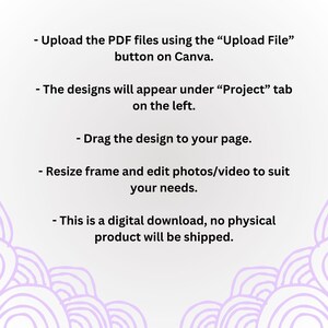 Borahae Apobangpo Canva Frames Bundle, Drag & Drop Photo, Editable ...