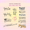 Twice Kpop Logo Svg - Etsy