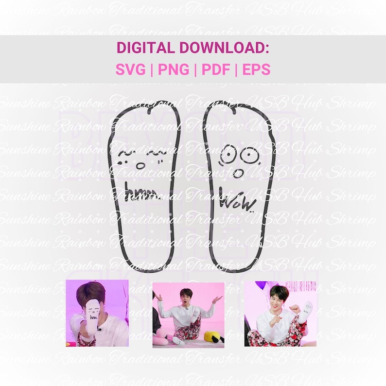 Kpop Svg Png | Jimin Socks | Kpop Decal | Sticker Bundle | Vector Files ...