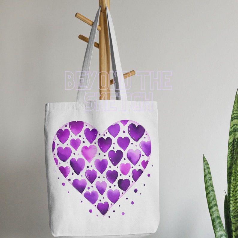 Corazón morado png / Amor morado png / Borahae / I Purple U / Corazón ...