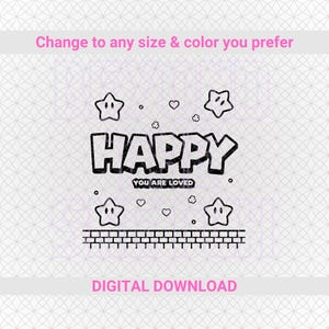 Happy SVG Png Pdf Digital File | Kpop Jin Vector for Cricut | Kpop SVG ...