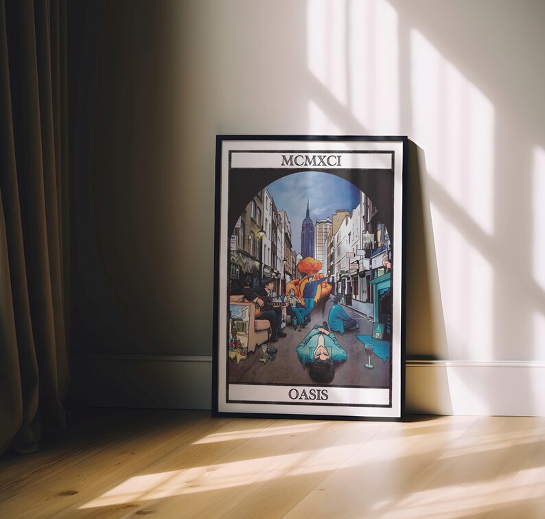 Oasis Album Merge Tarot Card Art Print - Etsy