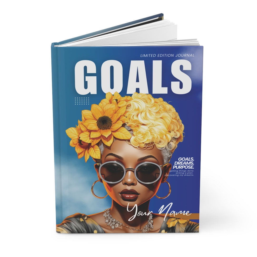 Customizable Black Woman Journal, African American Woman Journal, Black ...