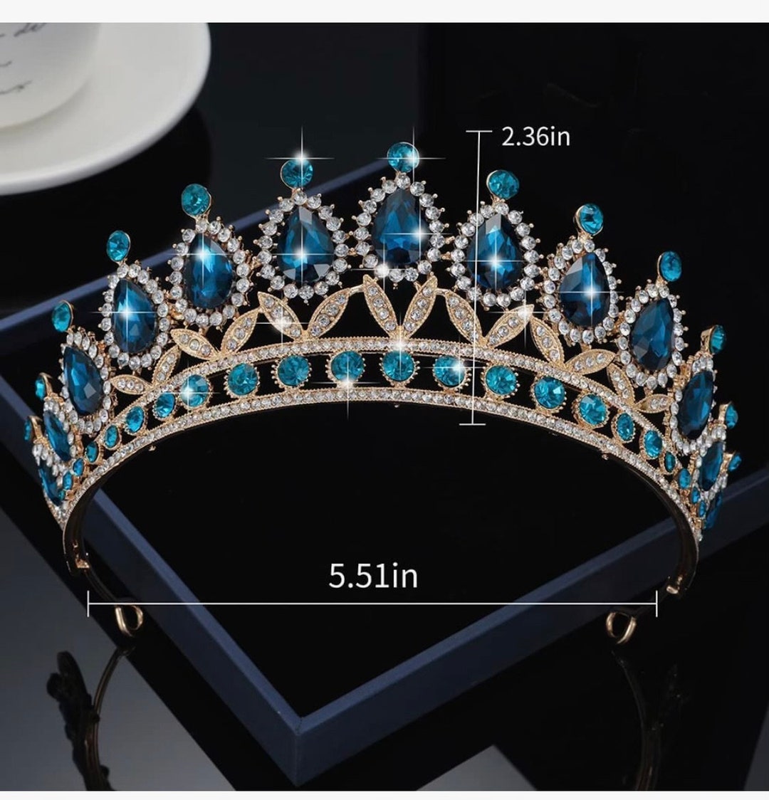ENCHANTING BLUE OCEAN Tiara - Etsy