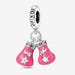 Pink Boxing Gloves Charm, Boxing Sports Hobby Charm, High Quality ...