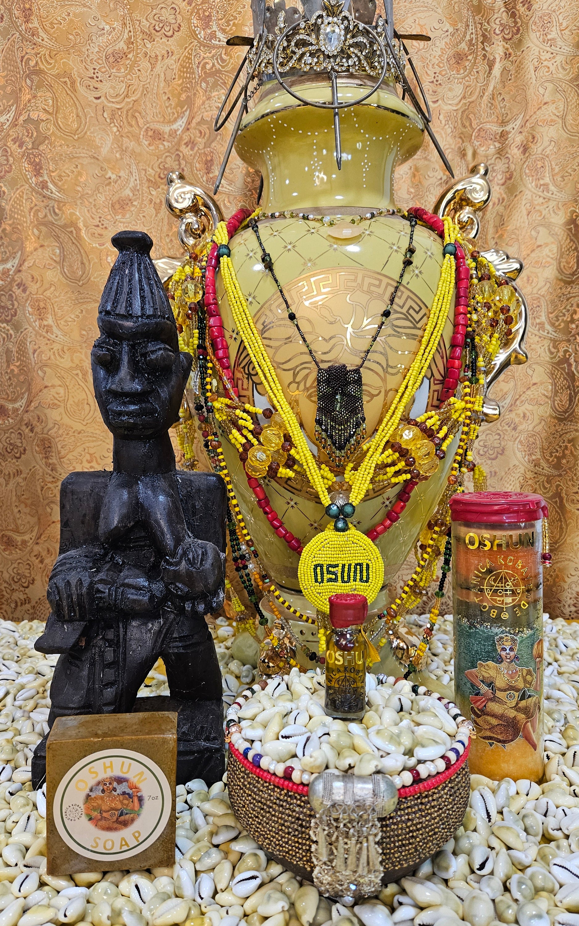 Oshun Ochun African Goddess of Love Premium Candle - Etsy
