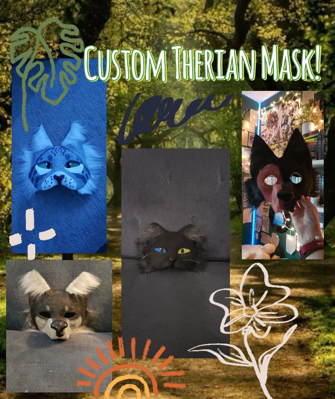 THERIAN MASK COMMISSIONS - Etsy