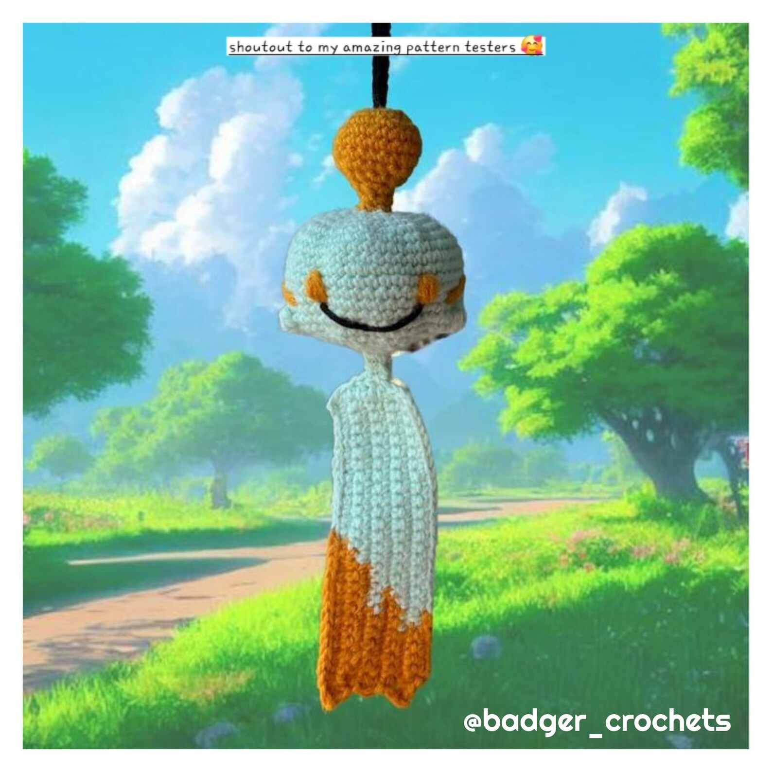 Crochet Pokemon Chimecho Inspired PDF PATTERN - Etsy